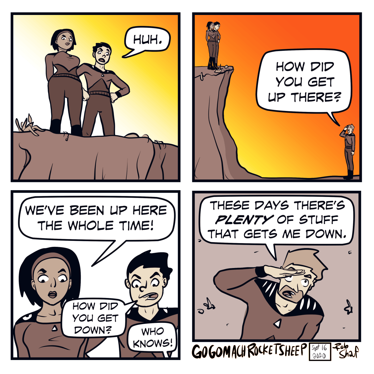 BONUS: Space Chuck Comic Strips